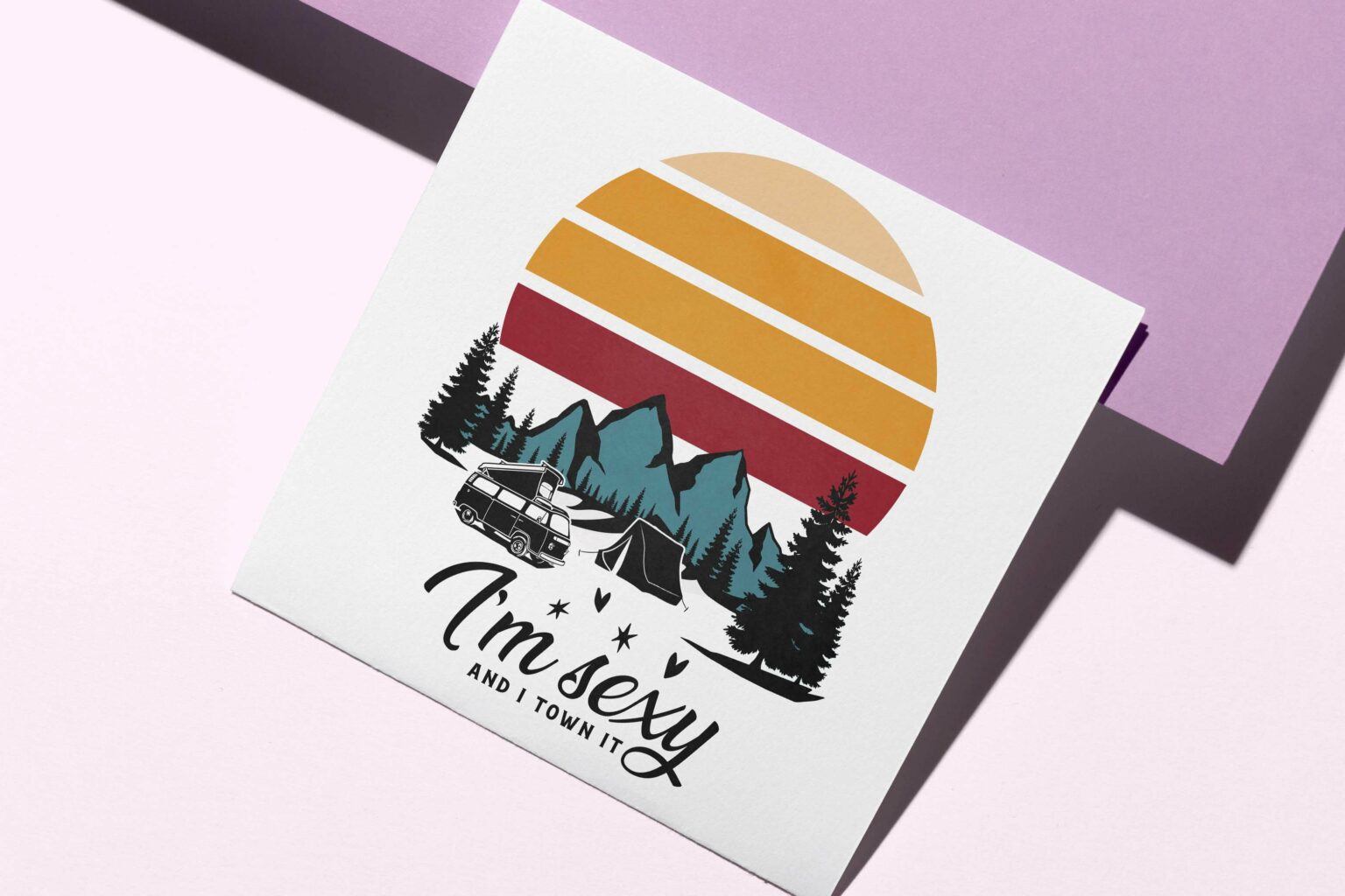 Retro Sunset Camping Png Sublimation – MasterBundles