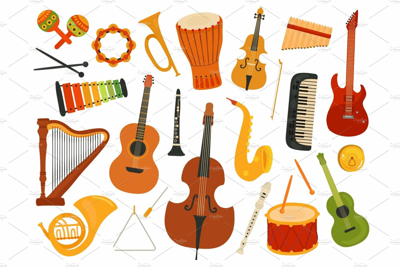 Musical instruments. Music sound – MasterBundles
