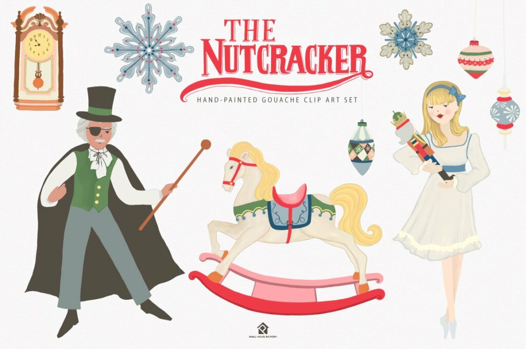 The Nutcracker Ballet Clip Art Set – MasterBundles