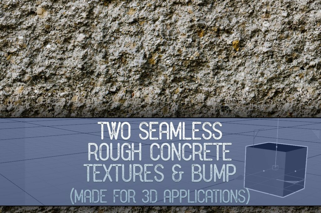Two Seamless Rough Concrete Textures – MasterBundles