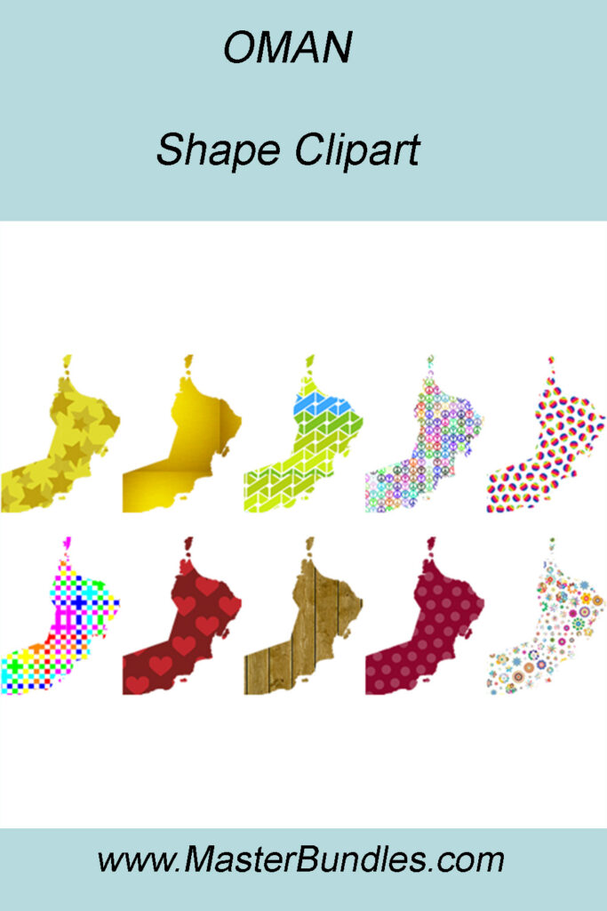 OMAN SHAPE CLIPART ICONS - MasterBundles