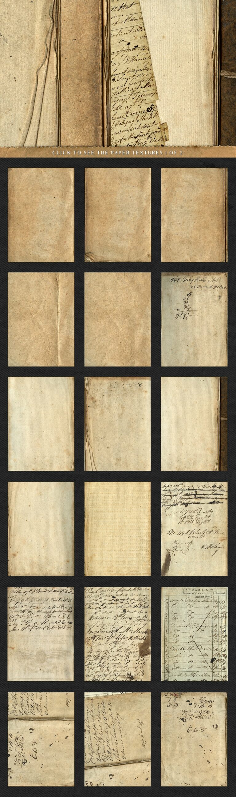 94 Vintage Leather & Paper Textures – MasterBundles