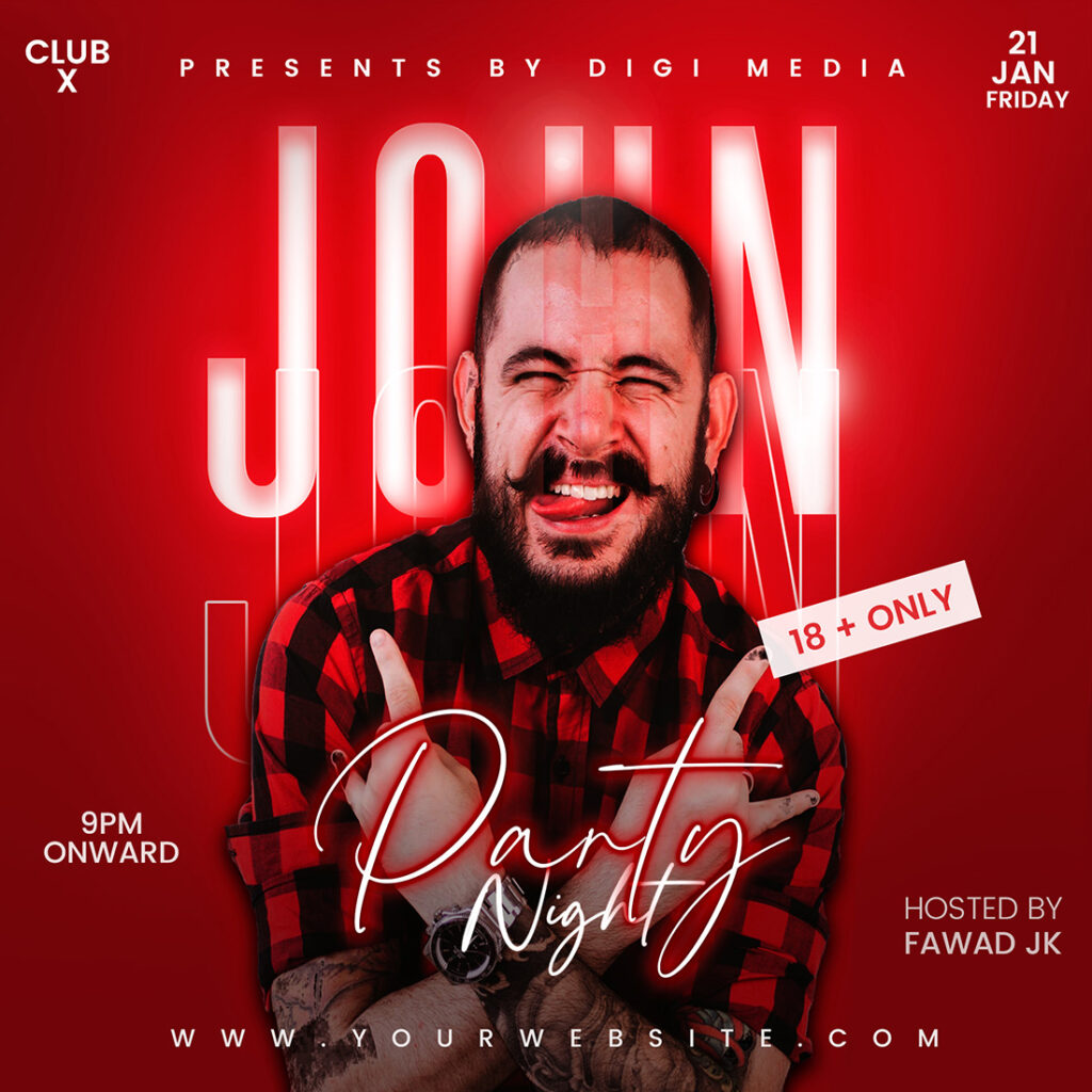 Party Flyer Design Bundle Templets 3 Different Concepts With PSD ...