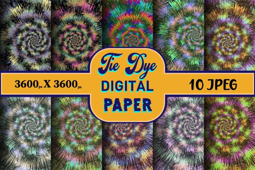 Tie Dye Sublimation Pattern – MasterBundles