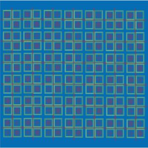 Cute modern square floral pattern design. - MasterBundles