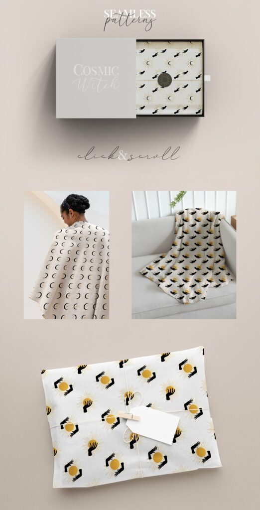 Mystical Celestial set. Cosmic Witch – MasterBundles