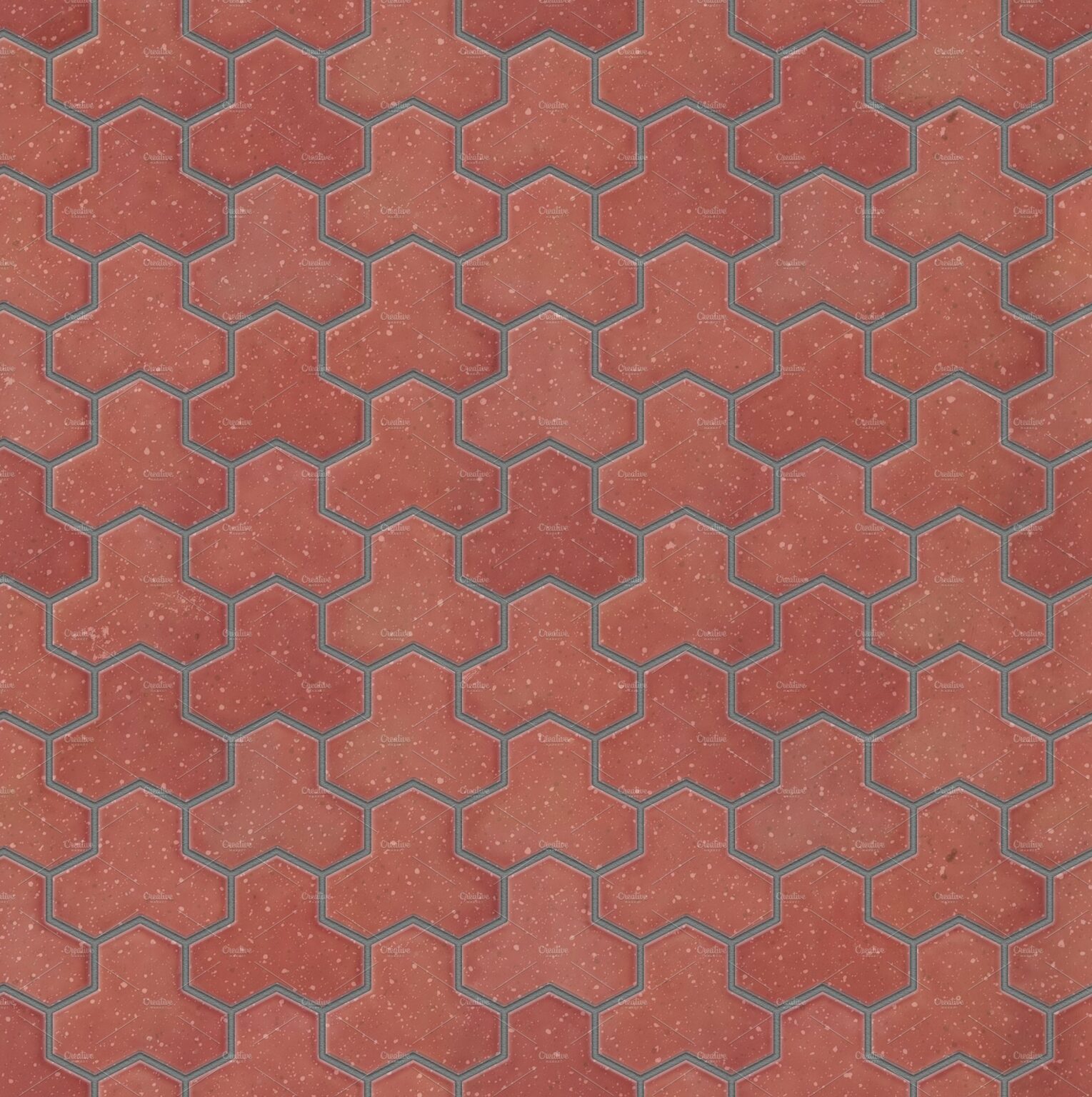 Trihex pavers seamless texture set – MasterBundles