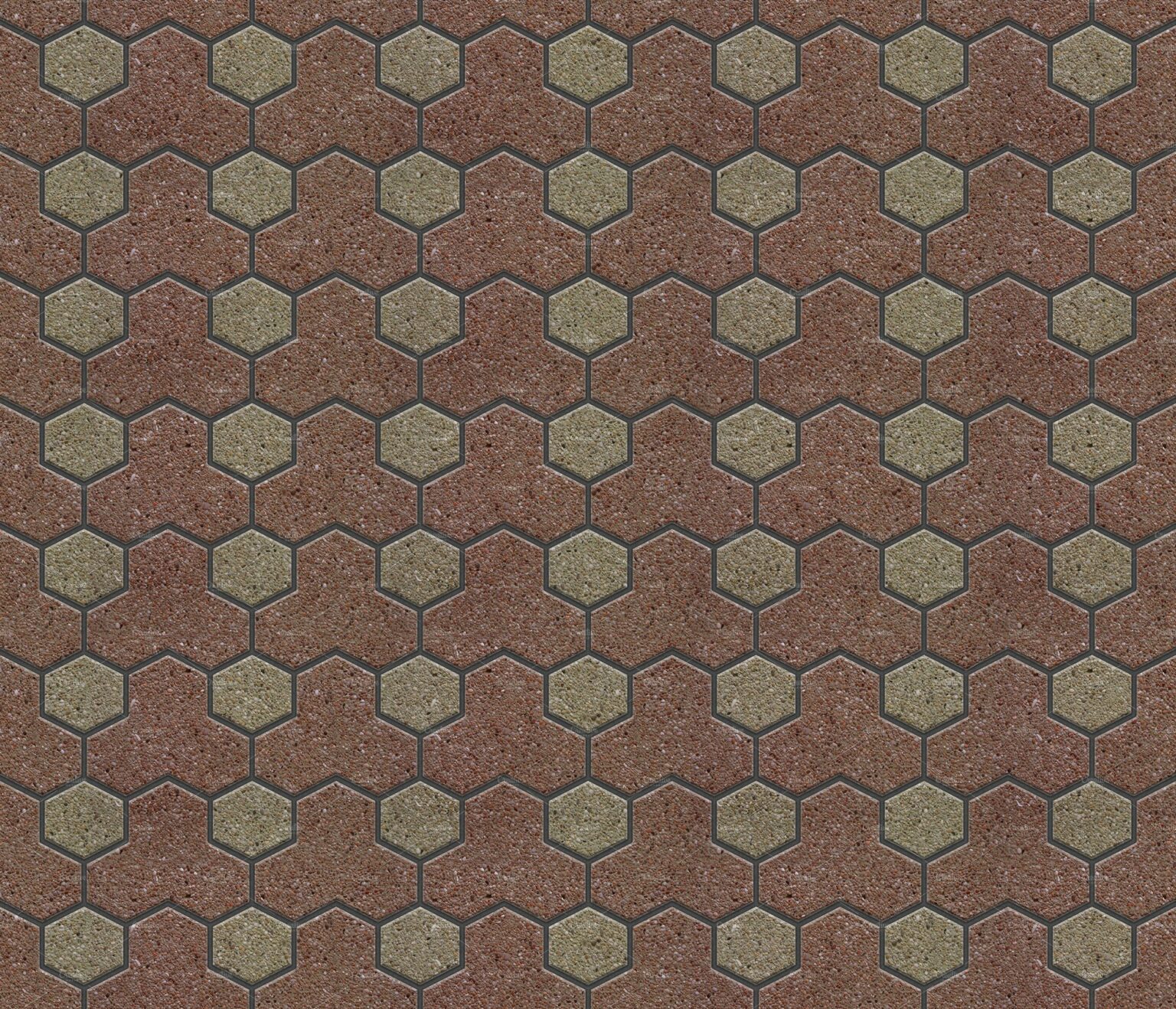 Trihex pavers seamless texture set – MasterBundles