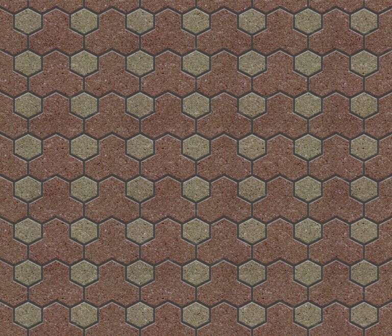 Trihex pavers seamless texture set – MasterBundles