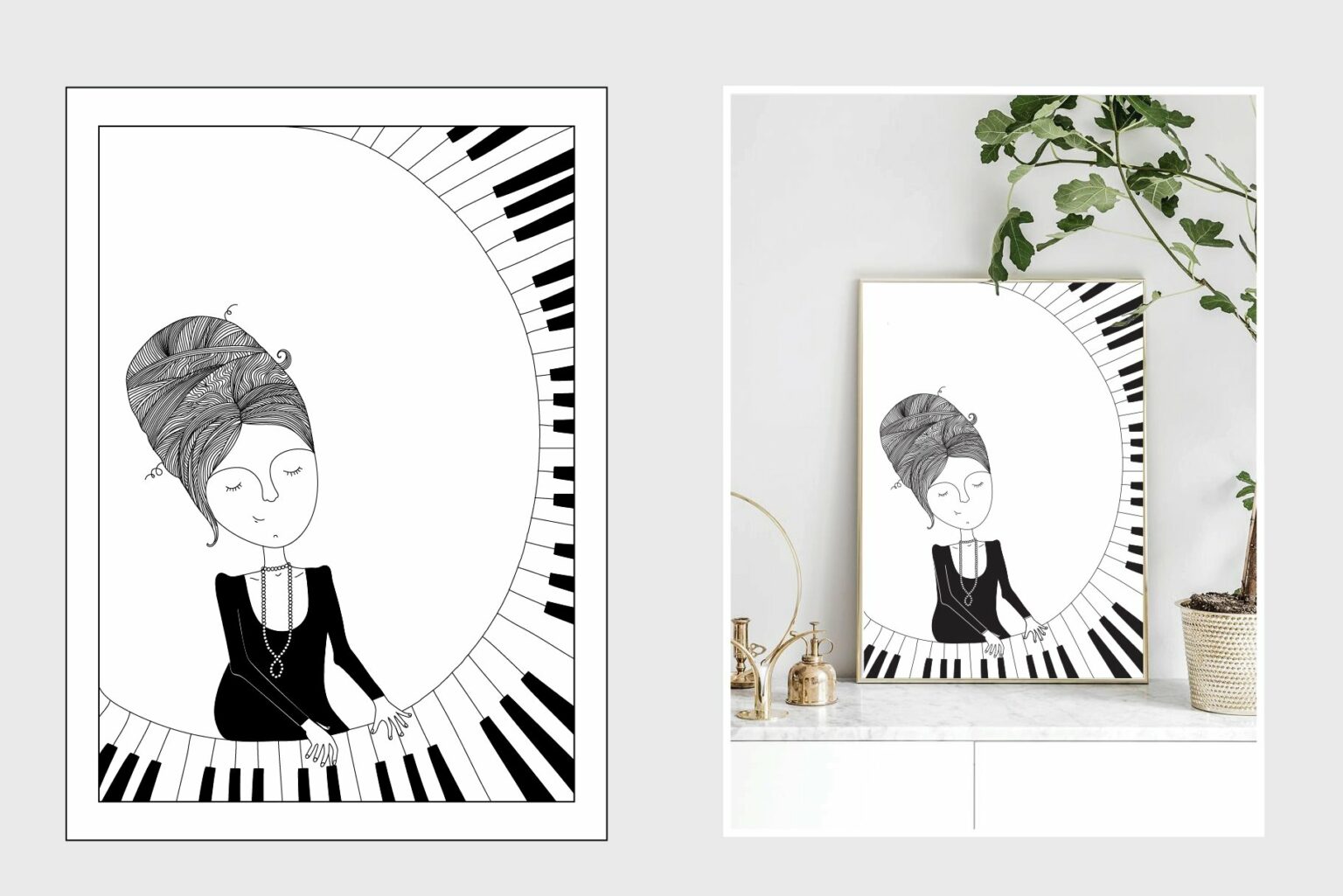 Piano Poster – MasterBundles