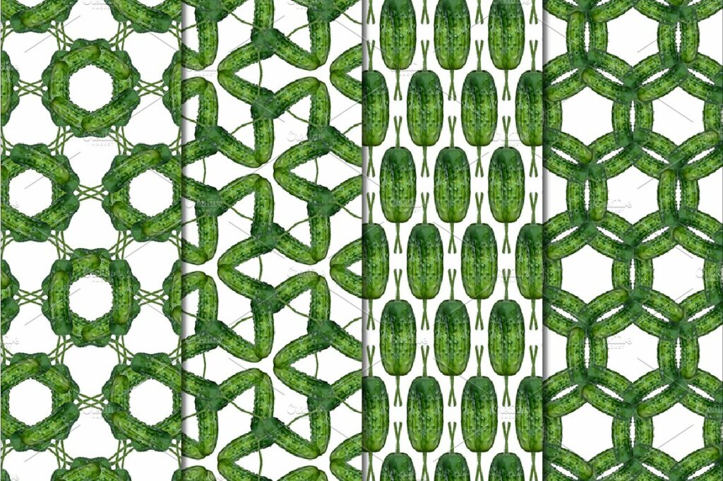 Pickle Patterns - Digital Paper – MasterBundles