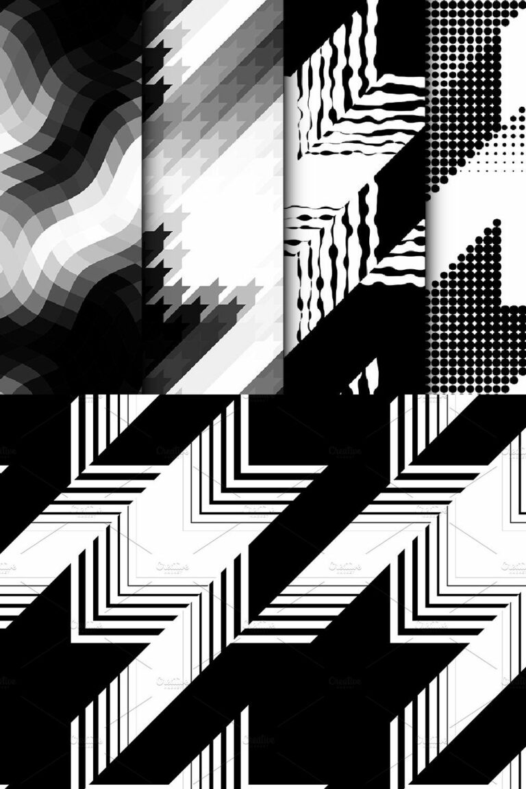 10 houndstooth patterns – MasterBundles