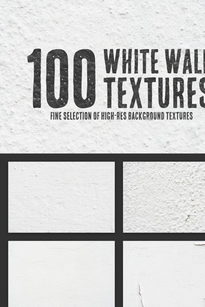 100 White Wall Textures Bundle – MasterBundles
