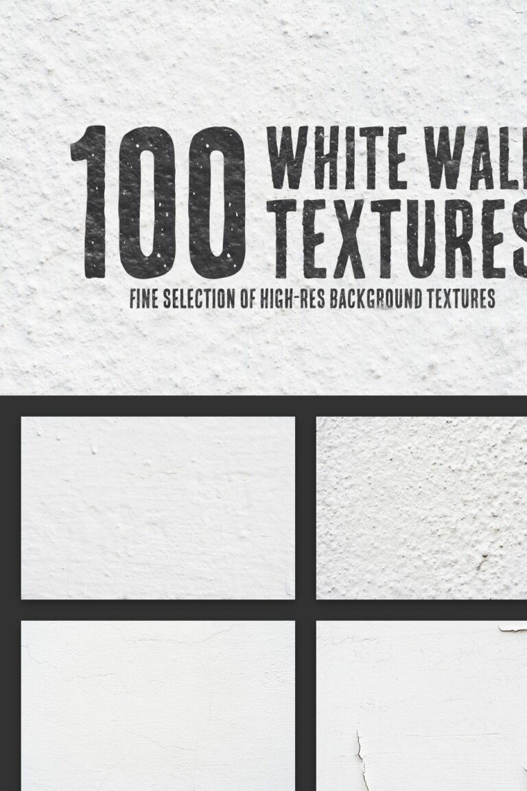 100 White Wall Textures Bundle – MasterBundles