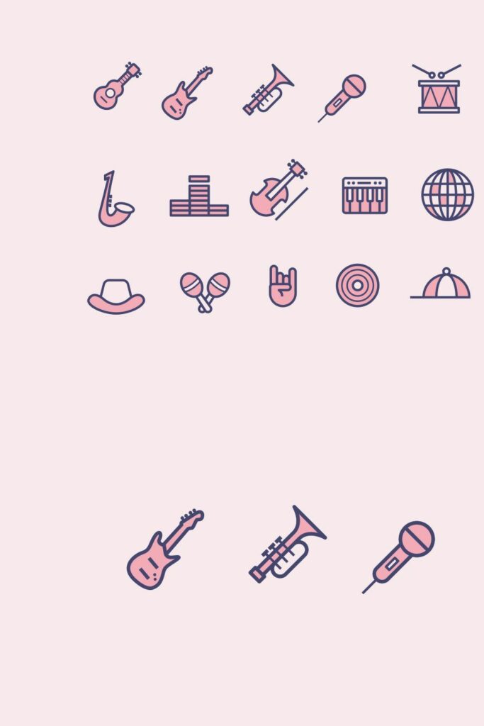 15 Music Genre Icons – MasterBundles