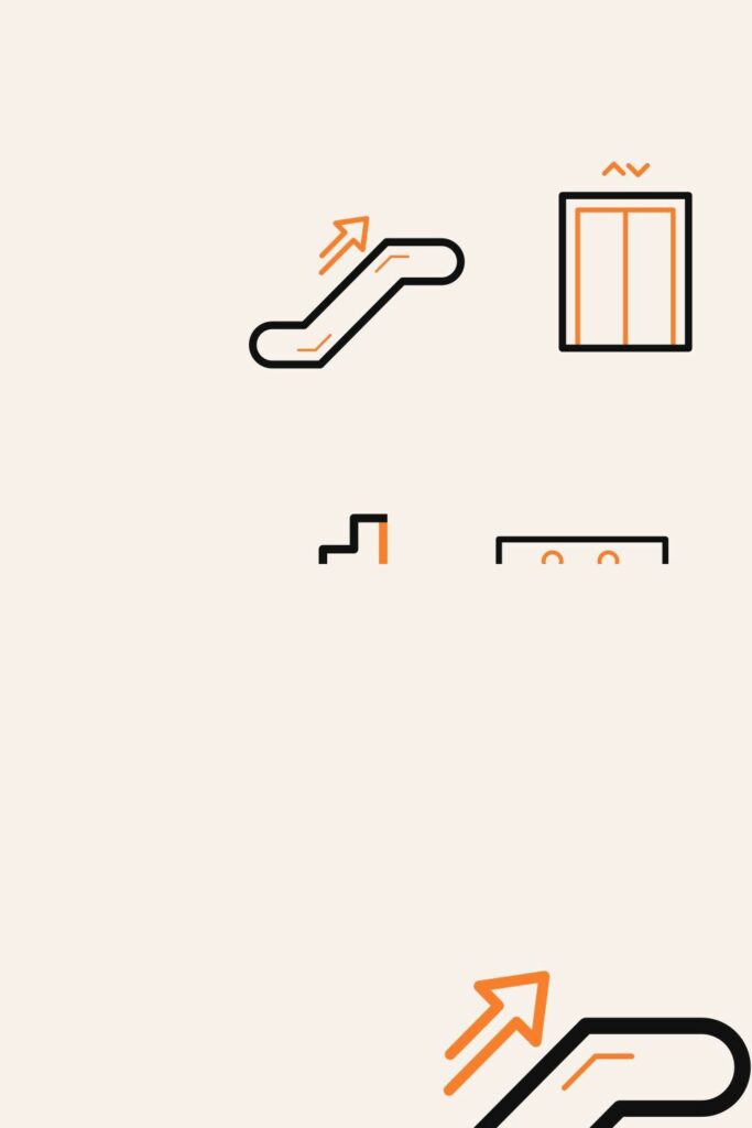15 Stair Escalator Lift Icons – MasterBundles