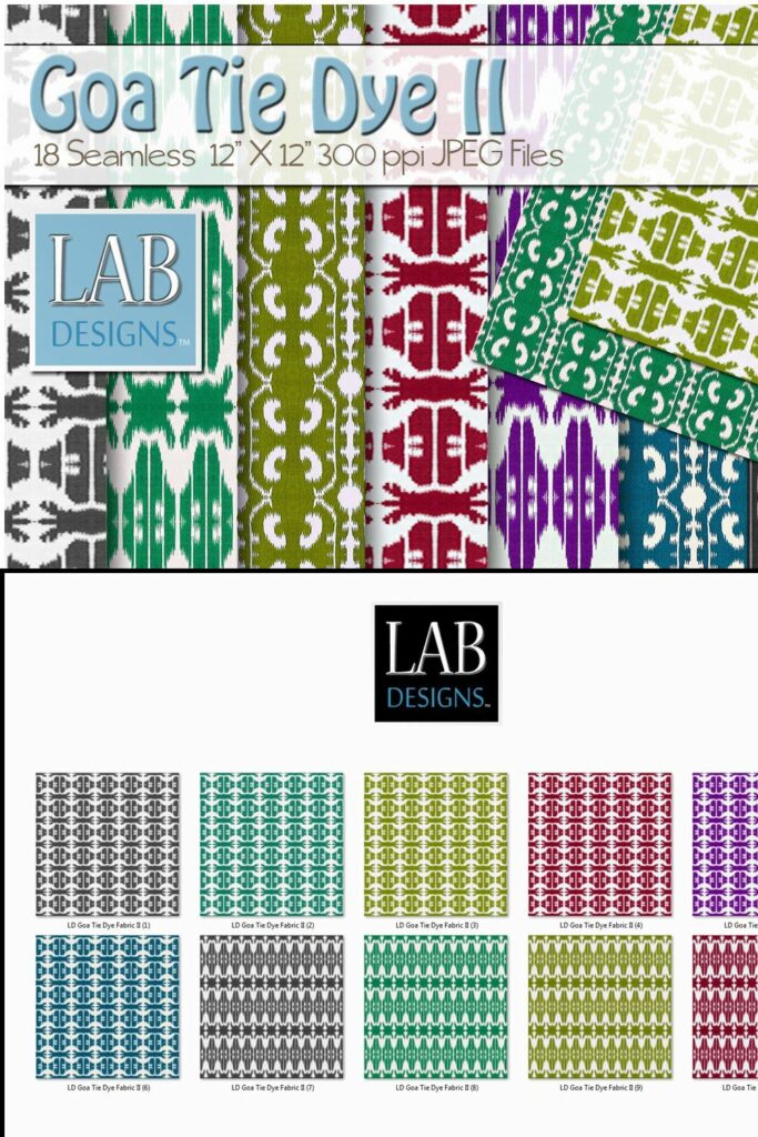 18 Goa Tie Dye Fabric Textures – MasterBundles