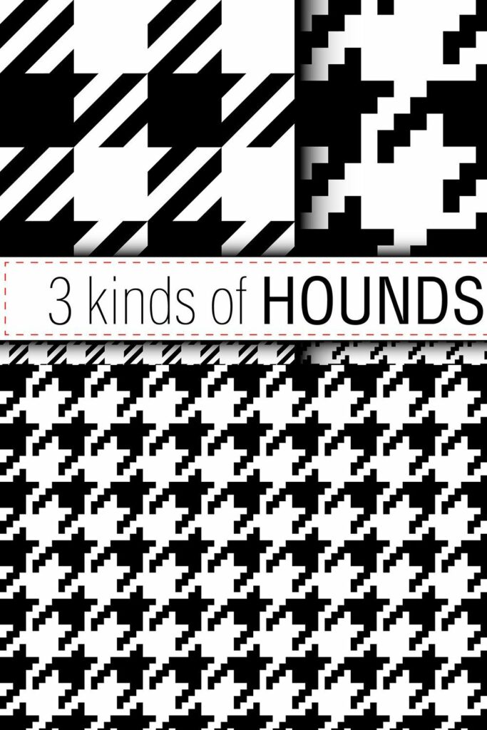 3 samples of Hounds-tooth pattern – MasterBundles