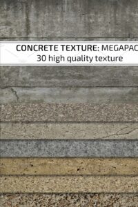 30 Concrete Textures Pack – MasterBundles