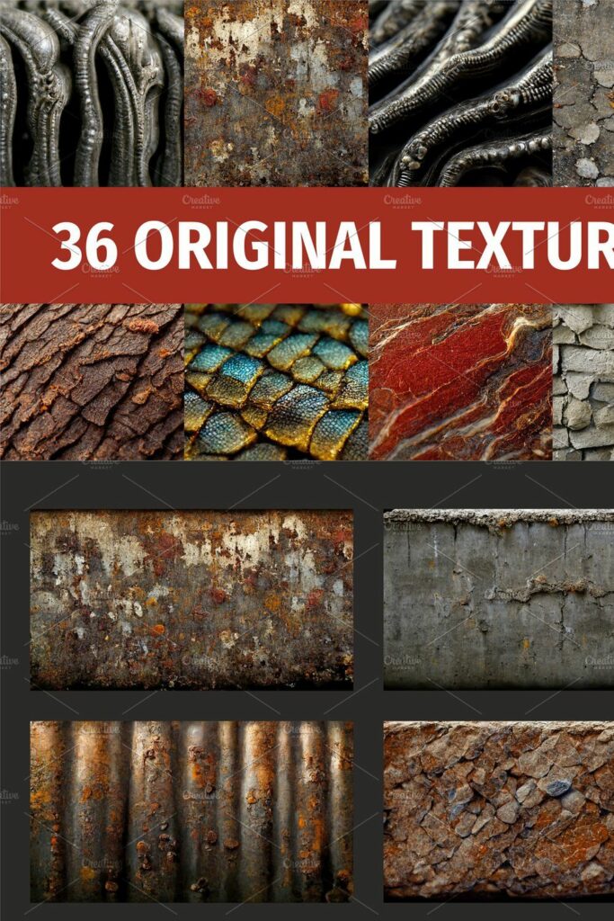 36 Original Textures – MasterBundles