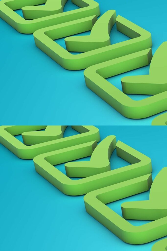 3D representation of a checklist – MasterBundles