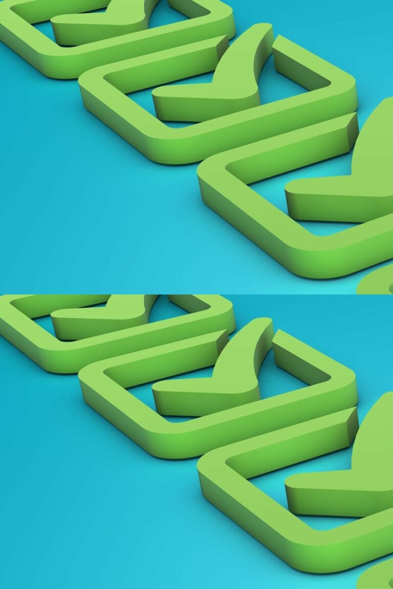 3D representation of a checklist – MasterBundles