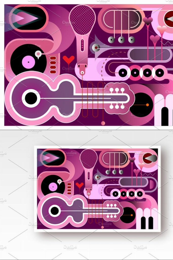 Abstract Musical Background – MasterBundles