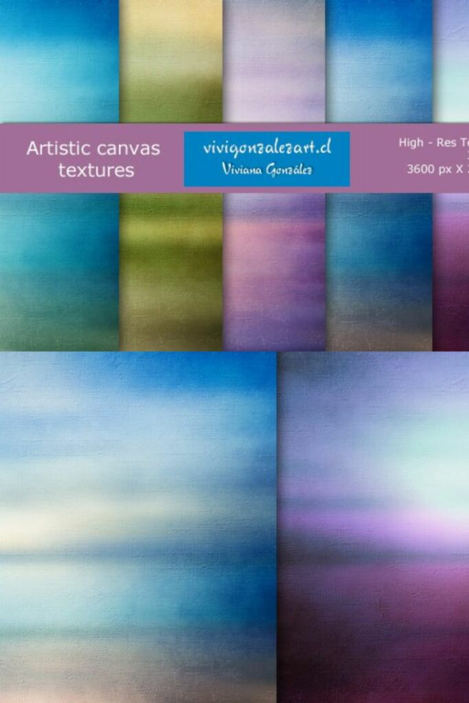 Artistic canvas textures – MasterBundles