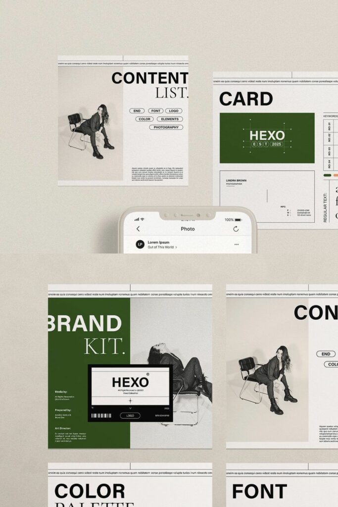 Brand Kit Social Media Post Template – MasterBundles