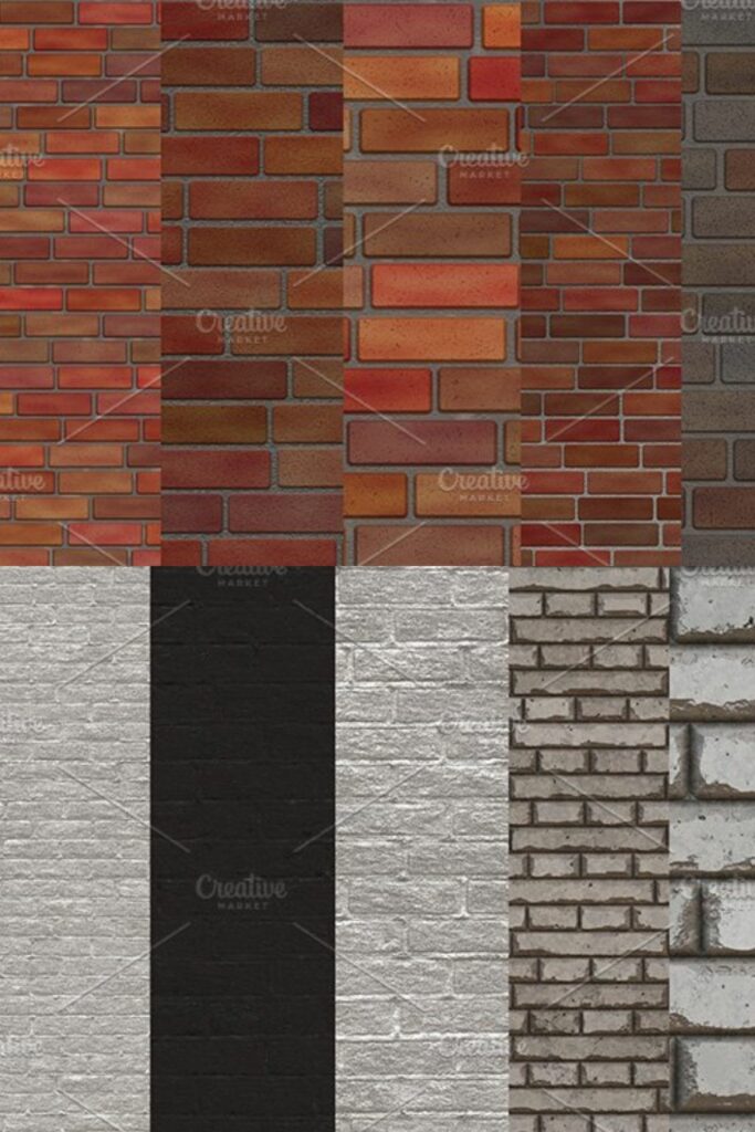 Brick wall textures 2 – MasterBundles