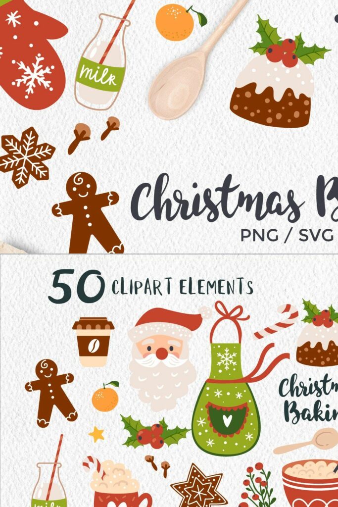 Christmas Baking Clipart – MasterBundles