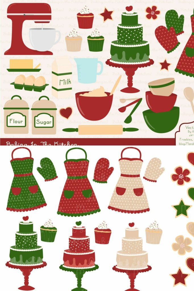Christmas Baking Clipart & Vectors – MasterBundles