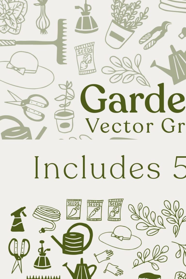 Gardening Vector Graphics – MasterBundles
