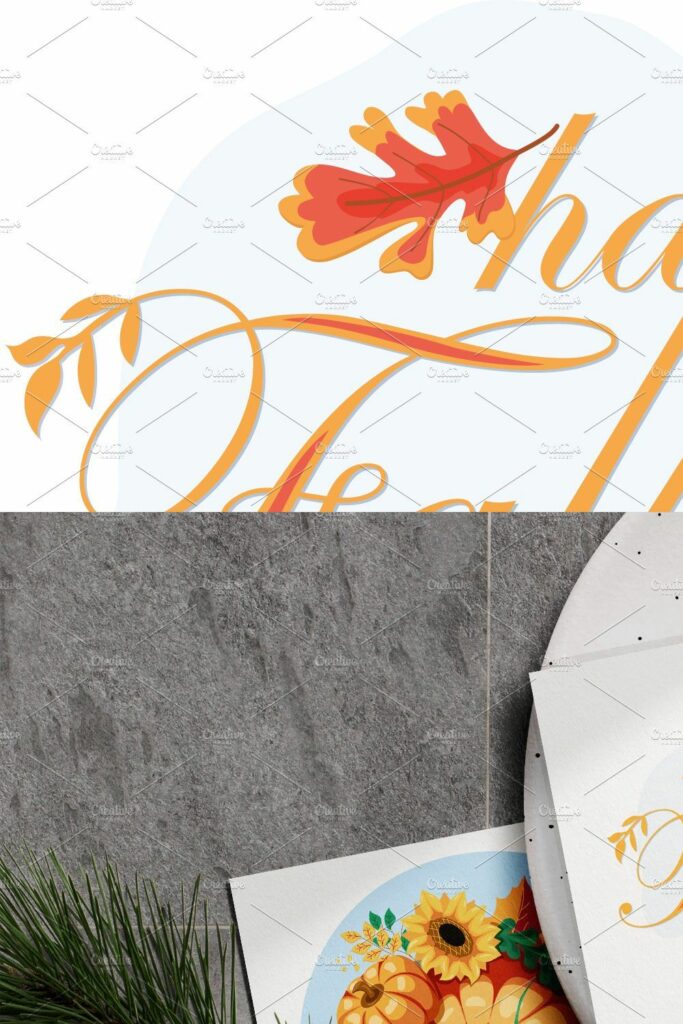 Happy Fall title lettering – MasterBundles