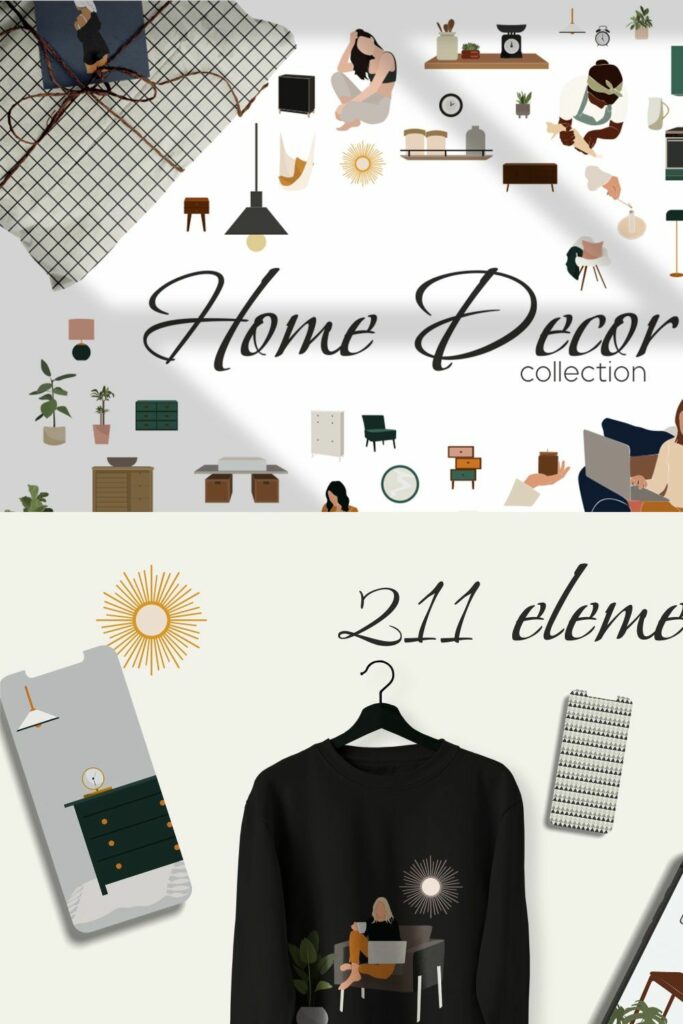 Home Decor- vector collection – MasterBundles