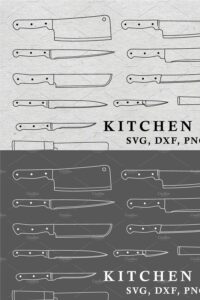 Knife Knives Shapes Vector Pack – MasterBundles