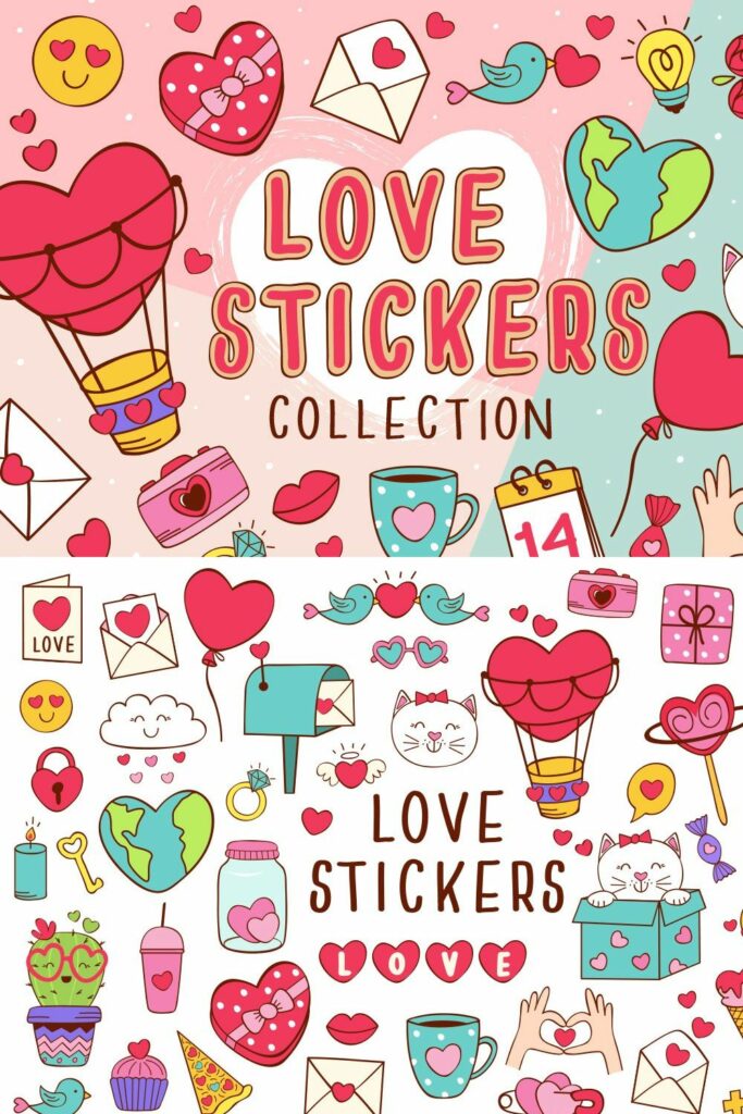 love stickers collection – MasterBundles