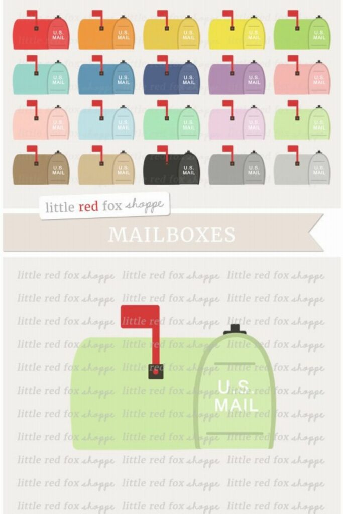 Mailbox Clipart – MasterBundles