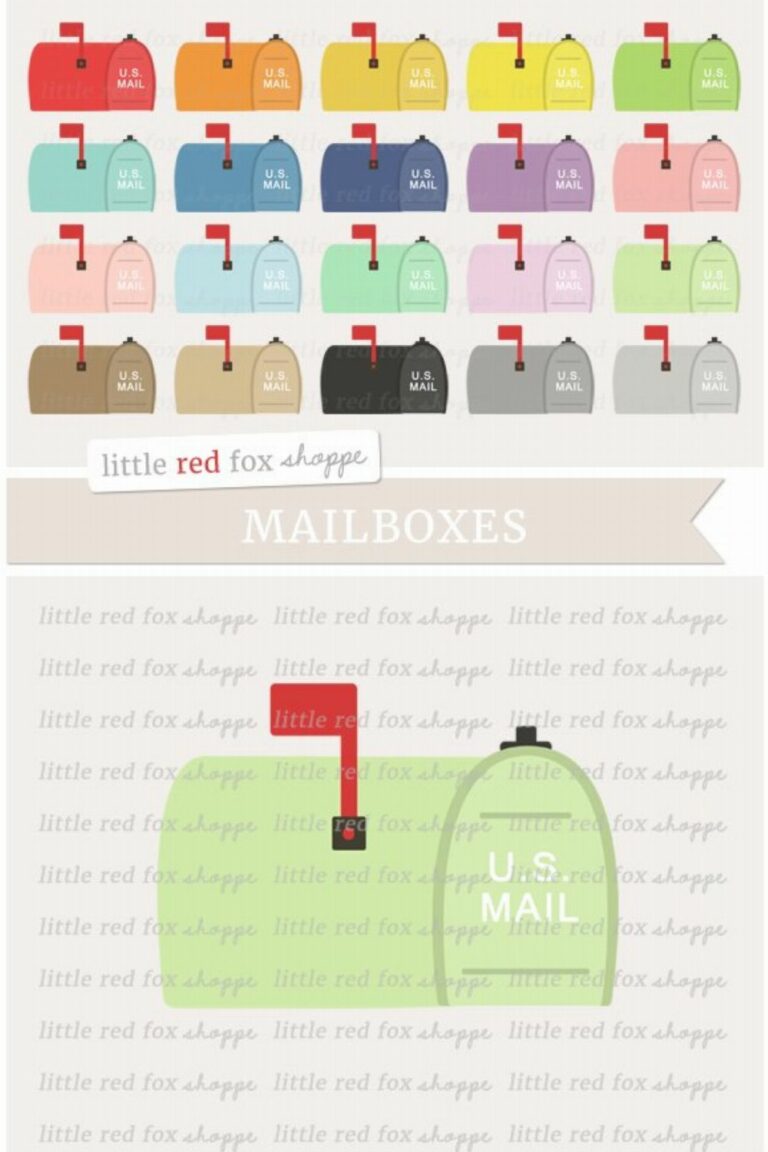 Mailbox Clipart – MasterBundles