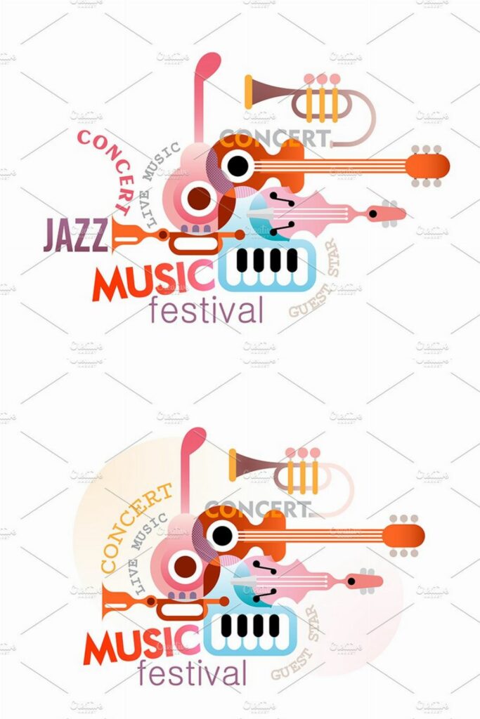 Music Festival Vector Poster Design – MasterBundles