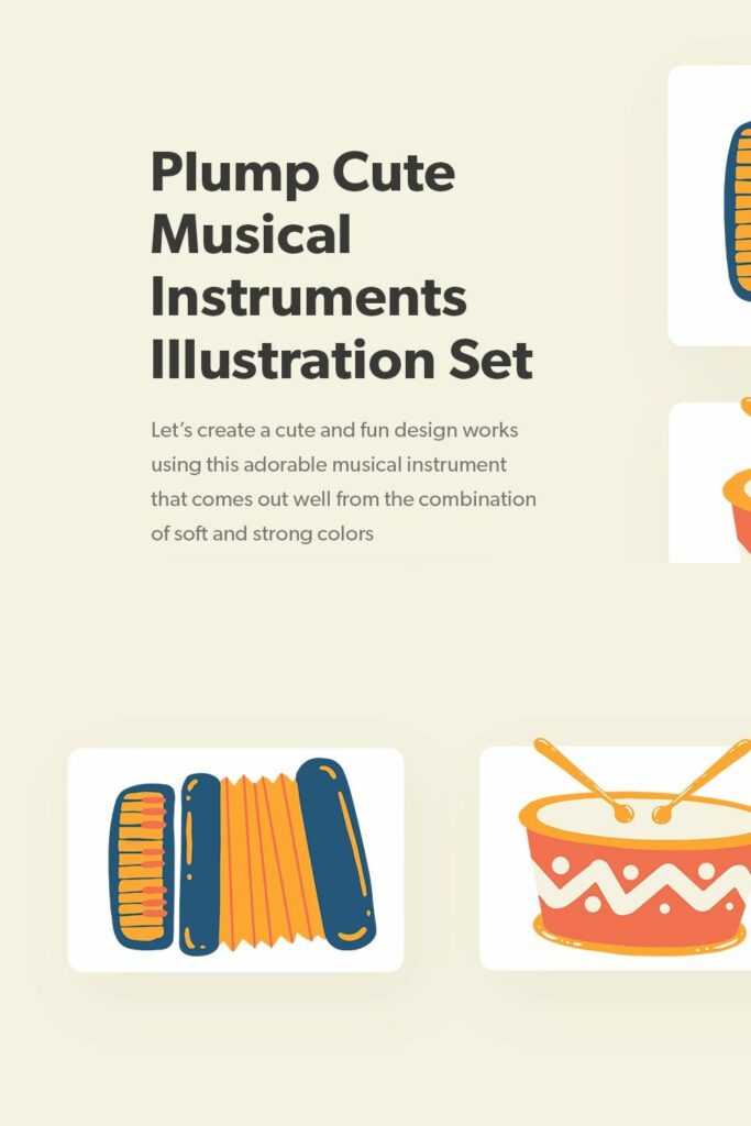 Musical Instruments Illustration Set – MasterBundles