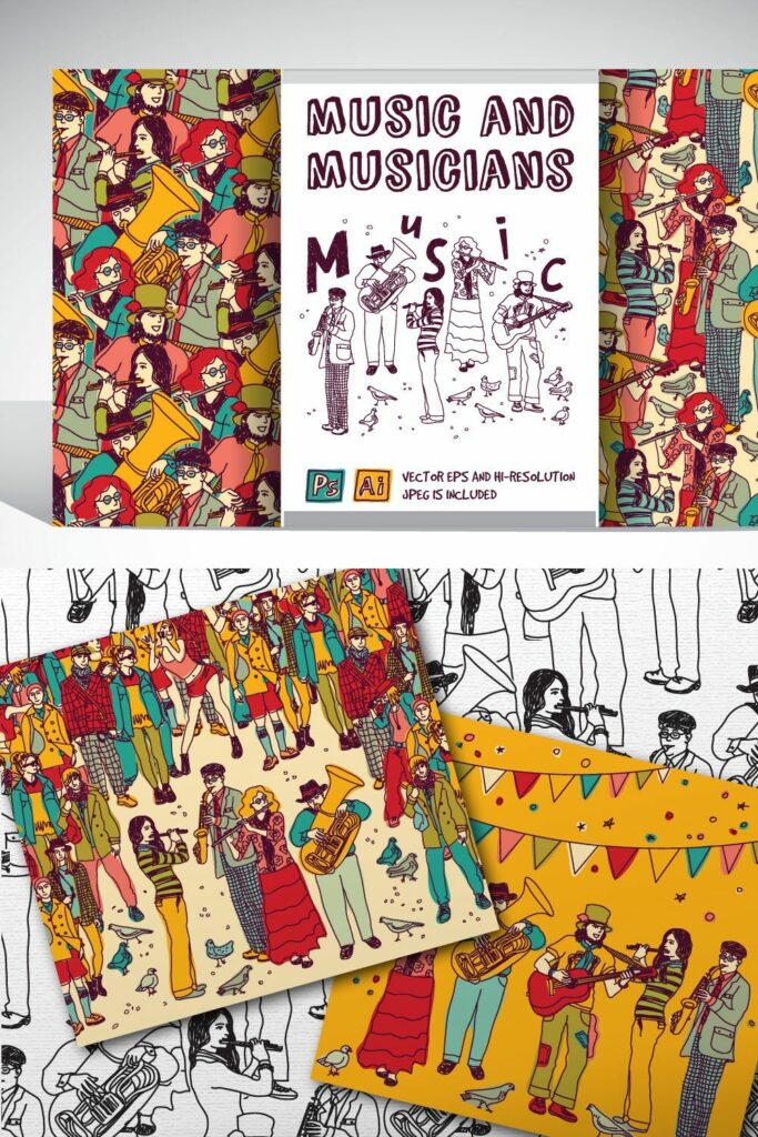 Musicians vector collection – MasterBundles