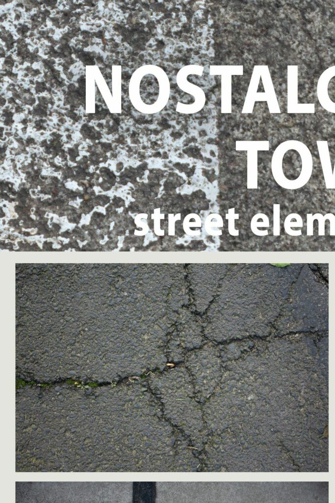 Nostalgic Town: Street Elements – MasterBundles
