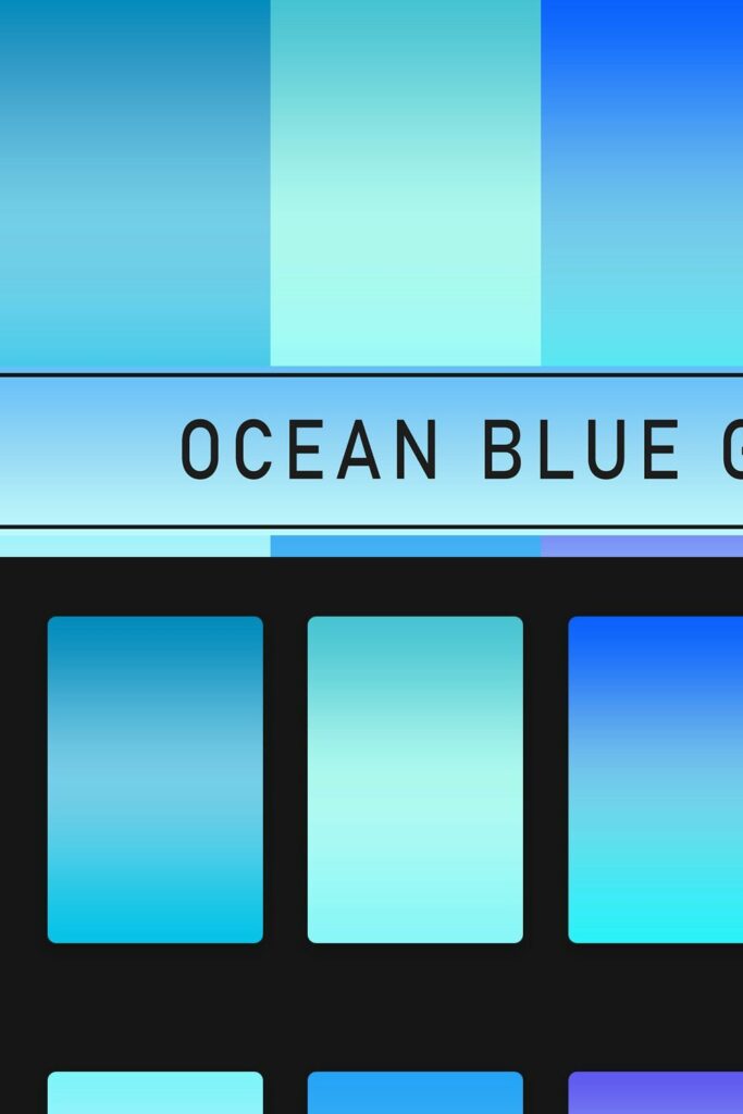 Ocean Blue Gradients – MasterBundles