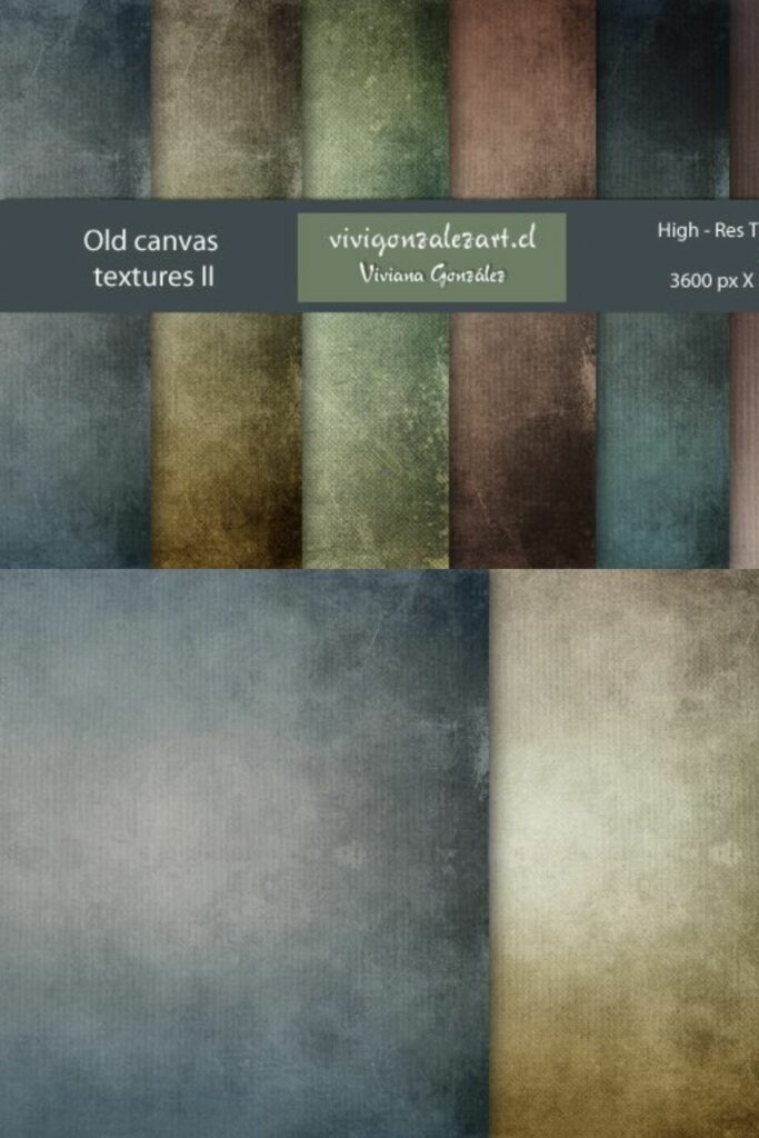 Old canvas textures II – MasterBundles