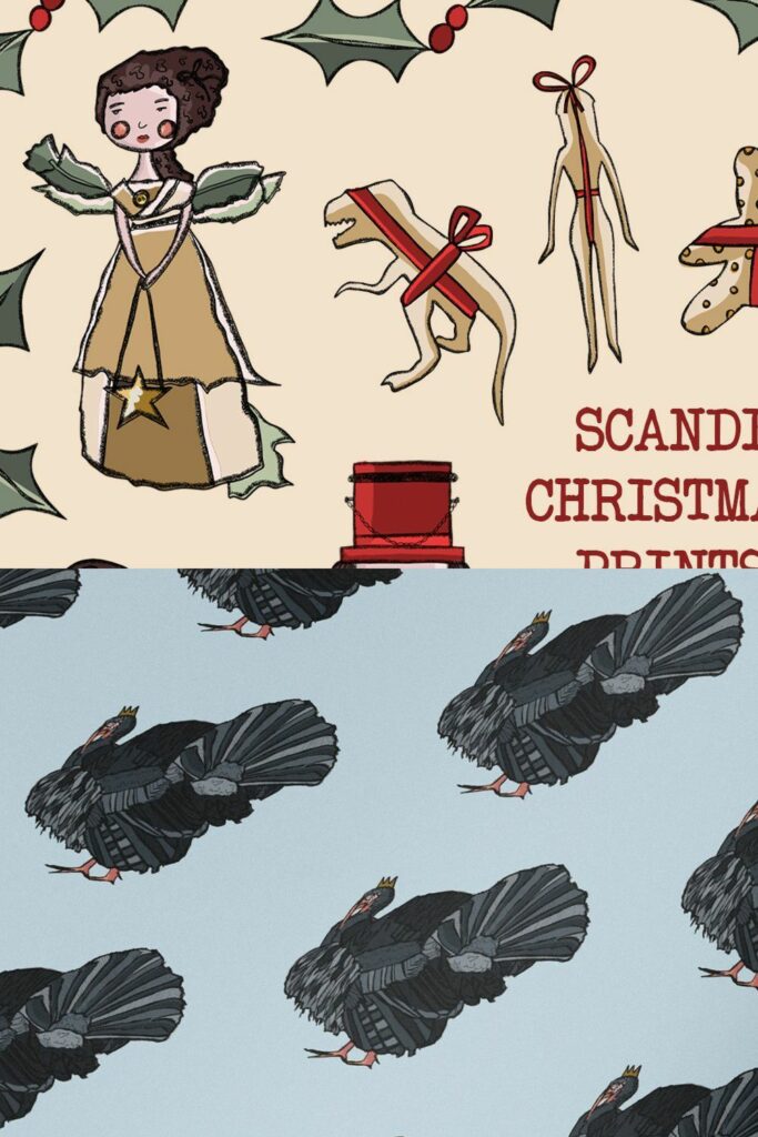 Scandi Christmas Illustrations – MasterBundles