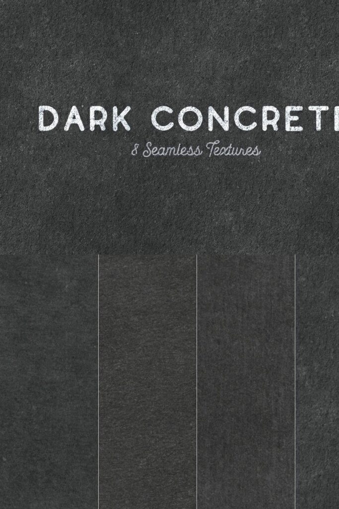 Seamless Dark Concrete Textures – MasterBundles