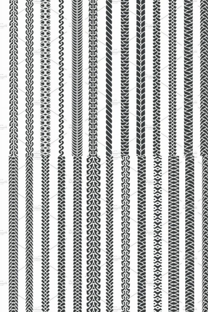 Seamless decoration chain braid – MasterBundles