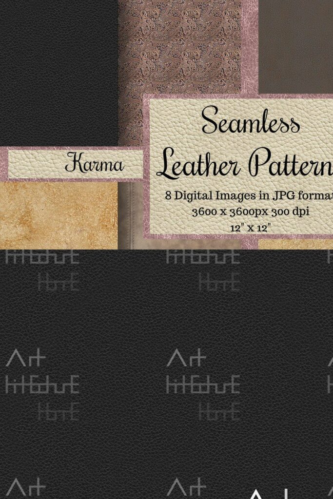 Seamless Leather Patterns - Karma – MasterBundles