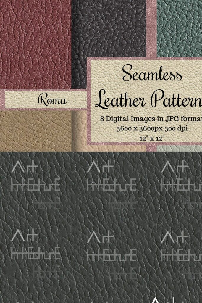 Seamless Leather Patterns Roma Pack – MasterBundles